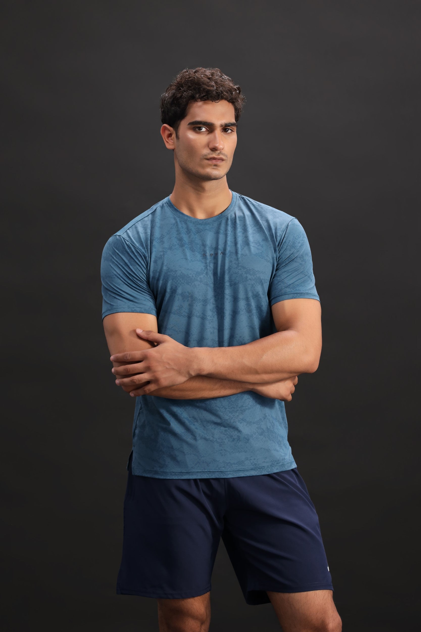 Cool blue drytech tshirt – Alpha